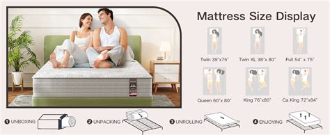 Zfhcbj Twin Xl Mattress 12 Inch Hybrid Twin Xl Size