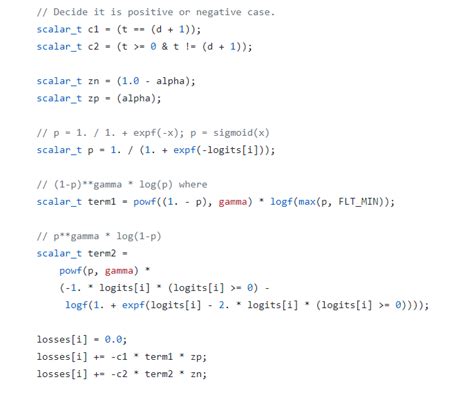 The Implemetation Of The Focal Loss Make Me Confused Issue Open Mmlab Mmdetection Github