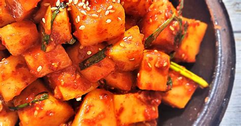 가을무 요리 깍두기담그는법 깍뚜기 담그기 전라도 김치