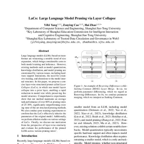 Laco Large Language Model Pruning Via Layer Collapse Acl Anthology