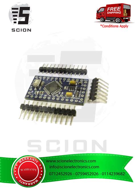 Arduino Pro Mini Atmega328 5v 16mhz Blue Scion Electronics