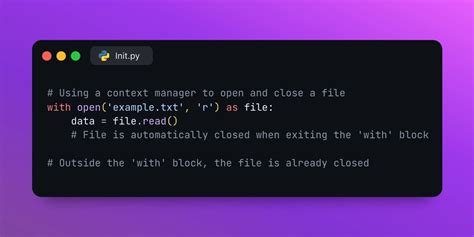 Python Use Context Managers Dev Community