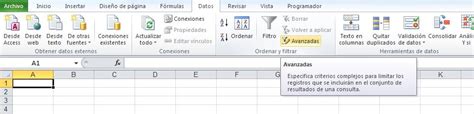 Filtro Avanzado En Excel Herramienta Para Tú Trabajo Protec Soluciones