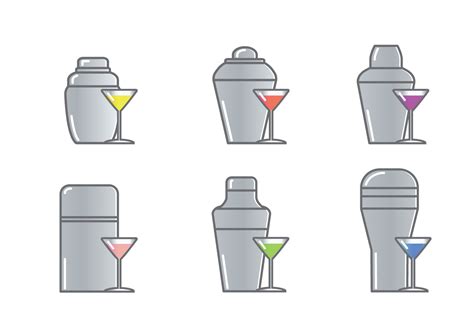 Cocktail Shaker Icon Vector 97688 Vector Art At Vecteezy