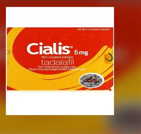 Cialis Tadalafil 5mg Tablets At ₹ 250strip New Delhi Id 2857101386862