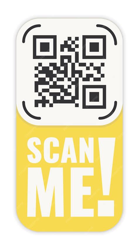 Premium Vector Qr Code Scan Me In Speech Bubble Scan Me Concept Icon