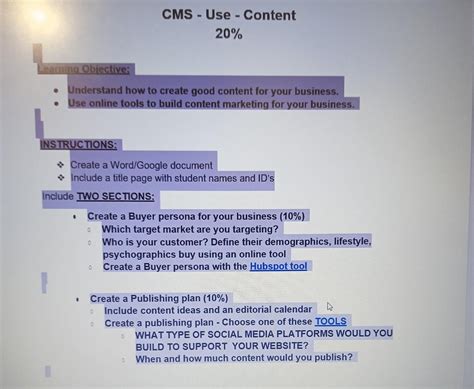 Solved Learning Objective Understand How To Create Good