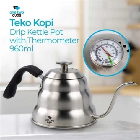 Promo One Two Cups Coffee Maker Pot V60 Drip Kettle Teko Barista 1
