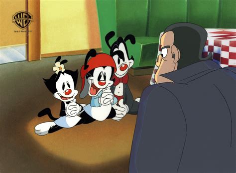 Animaniacs Original Production Cel Yakko Wakko Dot Choice Fine Art