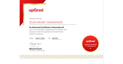 upgrad international on linkedin advanced certification program in