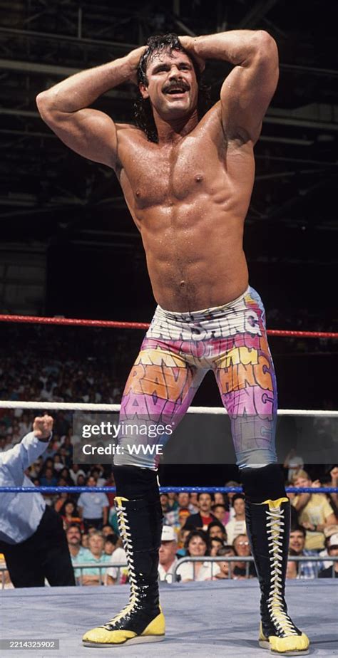 Ravishing Rick Rude Poses In Ring During Wwe Event News Photo Getty