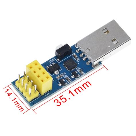 Adaptador Gravador Usb Para Esp8266 Esp 01 Esp 01s Esp Link V1 0 Chip Cp2104 Com Botão Casa Da