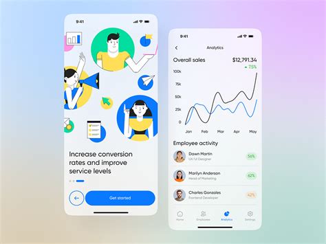 Crm Mobile App By Ronas It Ui Ux Team On Dribbble