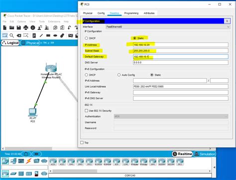 Solved Make The Diagram On Cisco Packet Tracer And