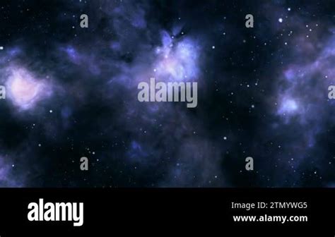 Seamlessly Loopable Animation Of Vertical Scrolling Across The Cosmic Nebulae And Stars Stock