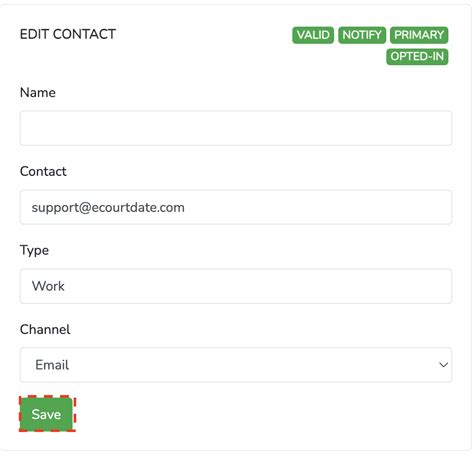 How To Update Contacts Help Article