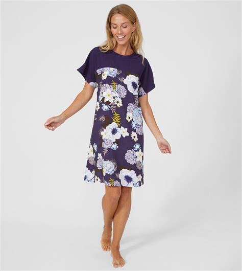 Buy Debenhams Isabelle Grace Sleep Nightdress In Navy 6thstreet Uae