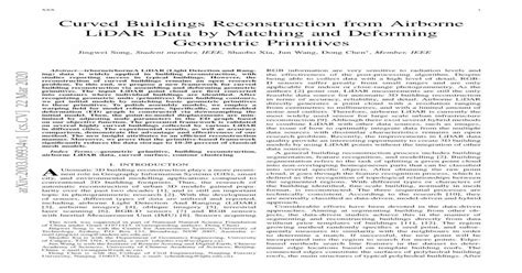 Pdf Xxx 1 Curved Buildings Reconstruction From Airborne Lidar Dokumen Tips