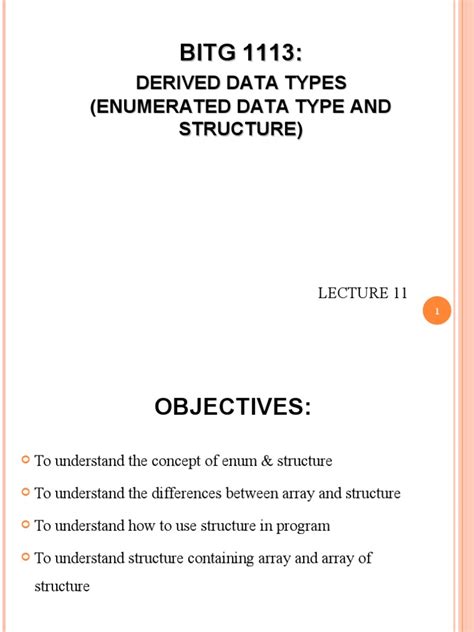 c derived data types pdf data type computer science