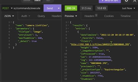 Theta Api On Ricoh Theta X Cameralistfiles Unexpected Behavior Api