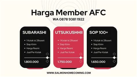 Harga Produk Afc Homecare