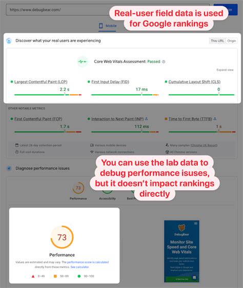Are Core Web Vitals A Ranking Factor For SEO DebugBear