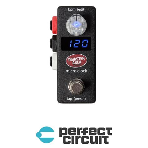 Disaster Area Designs Microclock Midi Tap Tempo Pedal Demo Reverb