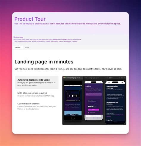 Product Tour Beautiful And Performant Next Js Apps Deployed In Minutes