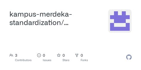 Github Kampus Merdeka Standardization Standarisasi Dokumentasi