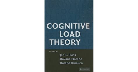 Cognitive Load Theory By Jan L Plass
