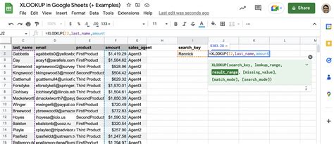 XLOOKUP In Google Sheets Examples Layer Blog XLOOKUP In Google Sheets Examples Layer Blog