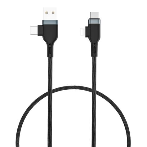 WIWU PT06 4 In 1 USB USB C Type C To USB C Type C 8 Pin Platinum Data Cable Cable