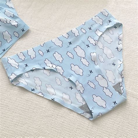 구름샤베트 팬티레이스데일리팬티여자속옷세트노와이어가벼운 속옷홈쇼핑속옷심리스팬티티팬티학생팬티귀여운팬티