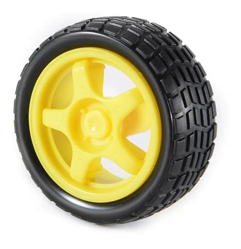 Rueda De Goma Para Motor Dc Ideal Robot Electrogeek