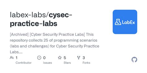 Github Labex Labscysec Practice Labs Archived Cyber Security Practice Labs This