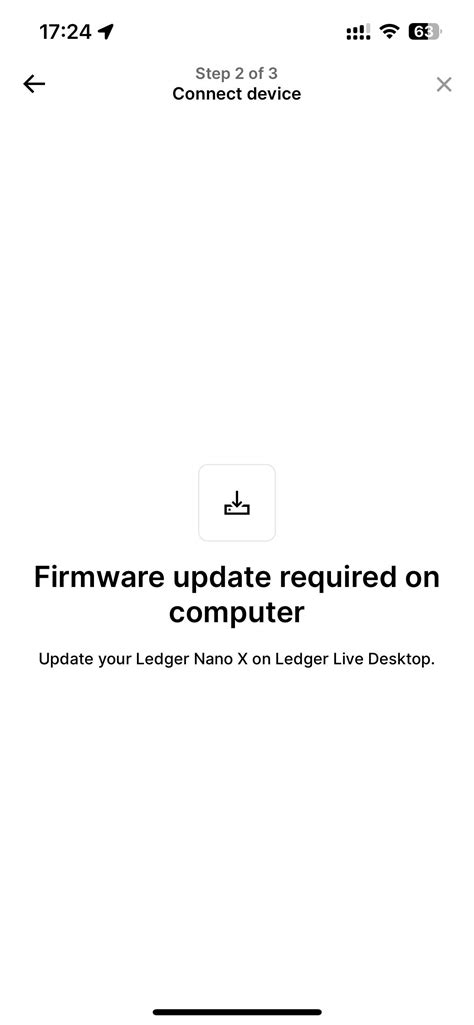 Firmware Update Required Rledgerwallet