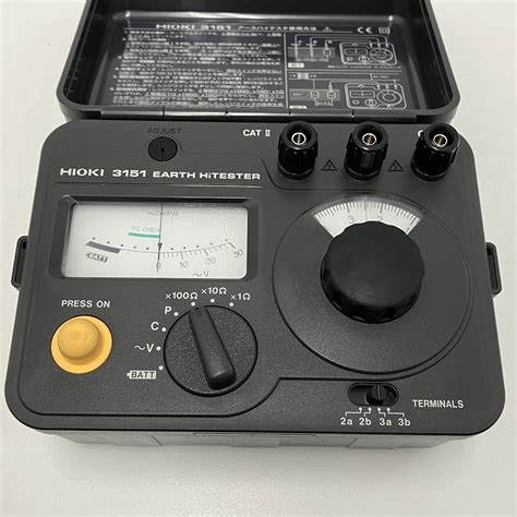 Yahoo オークション Hioki 3151 アースハイテスタ 接地抵抗計 計測器