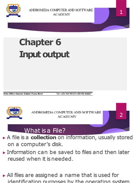 Chapter 6 File In C Pdf Filename Computer File