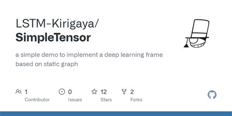 Github Lstm Kirigayasimpletensor A Simple Demo To Implement A Deep Learning Frame Based On