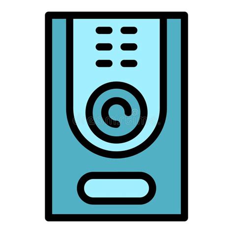 Wall Video Intercom Icon Vector Flat Stock Vector Illustration Of