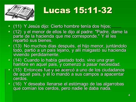 El Hijo Prodigo El hijo prodigo Luc. 15: ppt descargar