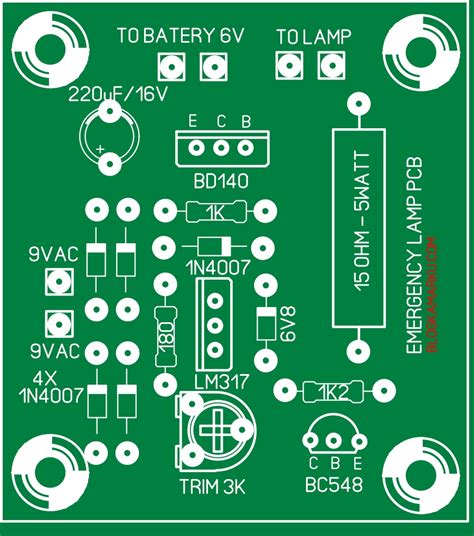 Membuat Rangkaian Lampu Darurat Yang Sederhana Blogkamarku