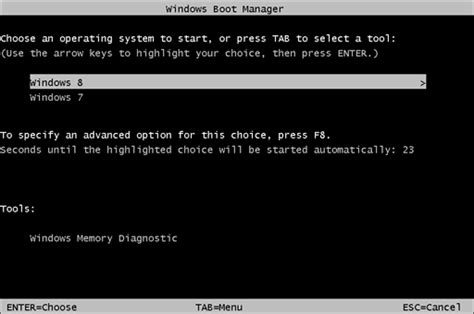 Enable The Legacy Windows Like Boot Menu In Windows
