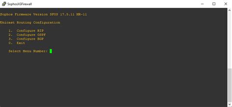 How To Configure Ospf In Sophos Xg Firewall