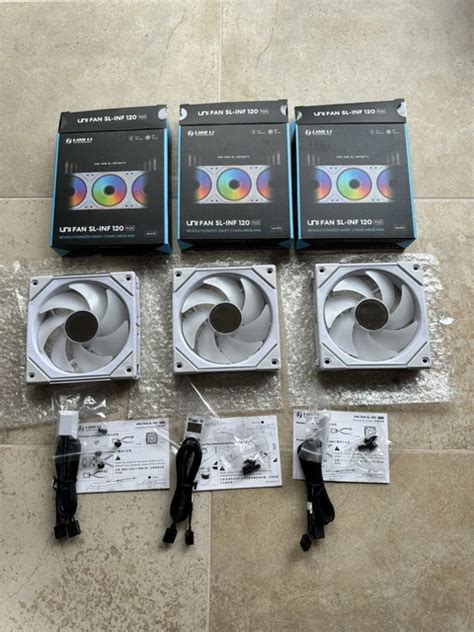 Lian Li Uni Fan Sl Inf 120 Rgb In Bianco 3 Pezzi Eur 8000 Picclick It