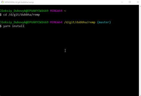 Yarn Cli Does Not Work Correctly In Git Bash For Windows 10 · Issue
