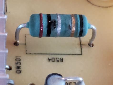 Trying To Find The Value Of This Faulty Resistor To Replace It But
