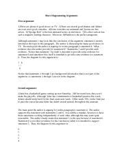 W6 More Arguments Diagrammed Doc More Diagramming Arguments First Argument 1 There Are