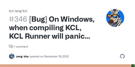 Bug On Windows When Compiling Kcl Kcl Runner Will Panic When
