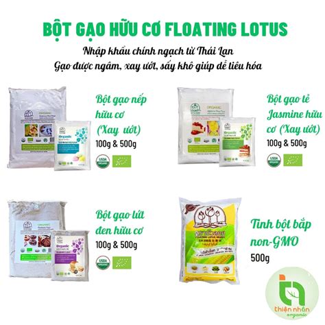 Floating Lotus Rice Flour Organic Rice Flour Thai Rice Flour 100g 500g